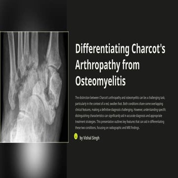 Differentiating-Charcots-Arthropathy-from-Osteomyelitis PPT.pptx