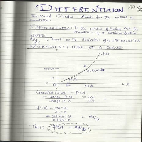 Differentiation. | PDF
