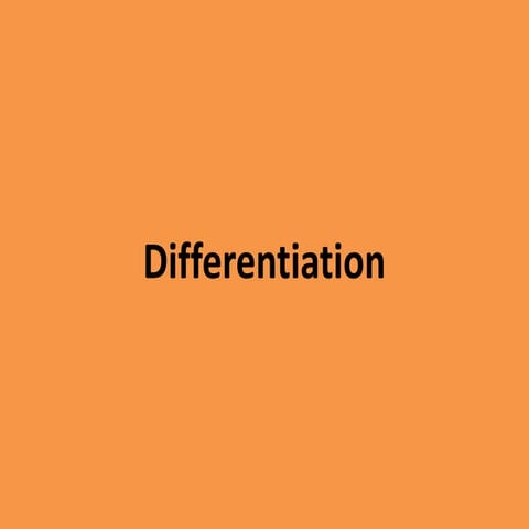 Differentiation Basic Formula | PPTX
