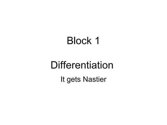 Higher order derivatives | PPT