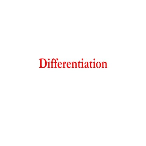Differentiation Business Mathematics ppt | PPTX