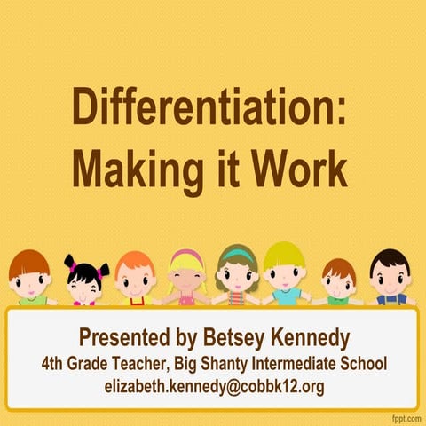 Differentiation and Technology Presentation | PPT