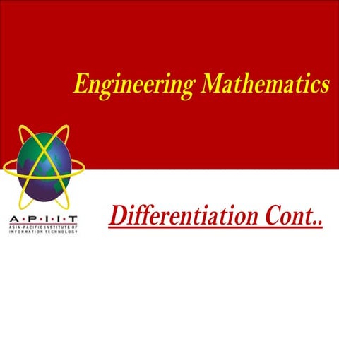 Differentiation applications 2 | PPT