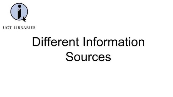 Types of Information | PPT