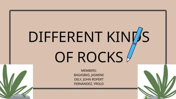 Types Of Rocks | PPT