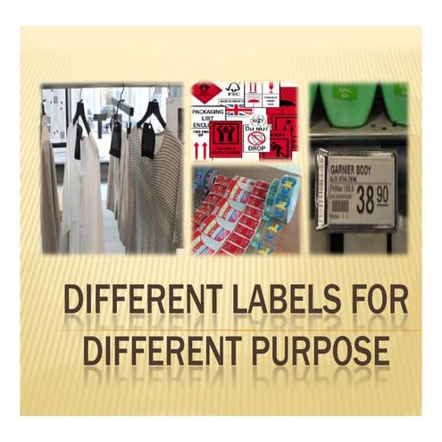 Different labels for different purpose | PDF