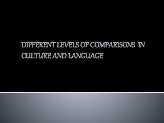 Components of culture in communication | PPT