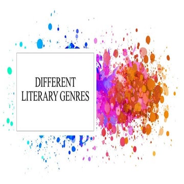 DIFFERENT LITERARY GENRES in 21st century.pptx