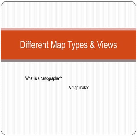 Different map types | PPTX