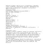 Different methods and processes of identifying community issues, com | PDF