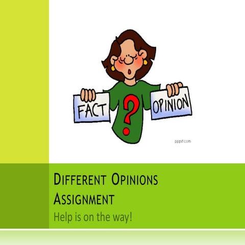 Facts vs opinions introduction | PPTX