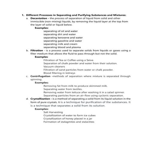 Separation techniques - introduction | PPTX