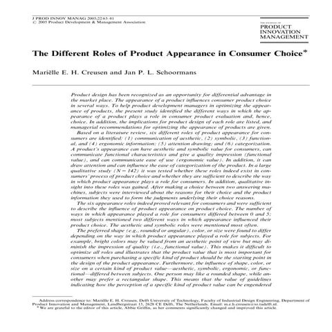 Different roles of_product_appearance_in_consumer_choice | PDF ...