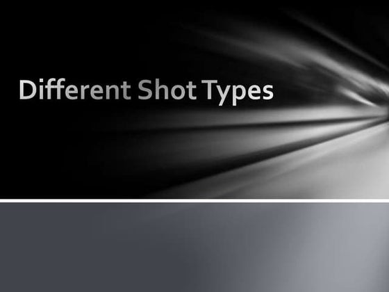 Different types of camera shots | PPT