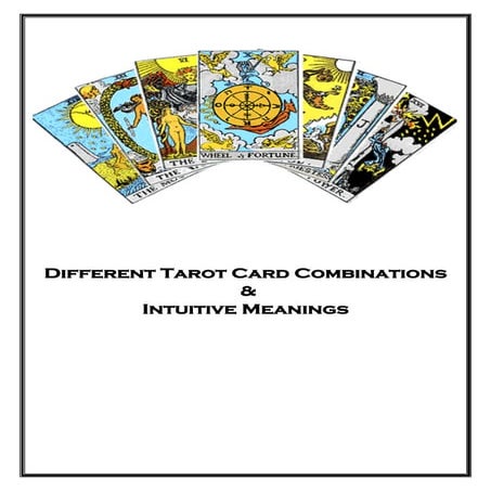 Different Tarot Card Combinations & Intuitive Meanings | PDF