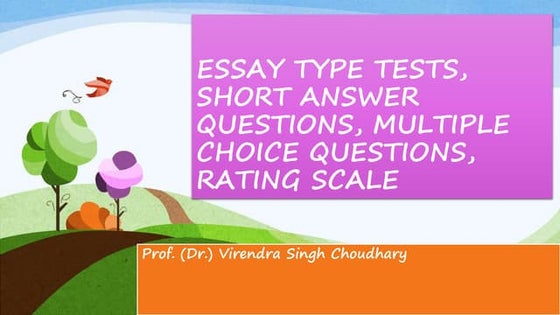 Question Paper Setting | PPT