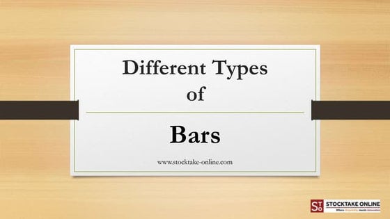 food and beverage BAR & TYPES OF PPT.pptx