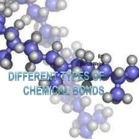 Different types of chemical bonds | PPTX