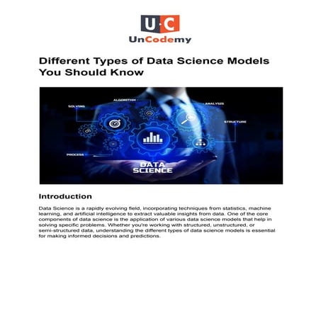 Different Types of Data Science Models You Should Know.pdf