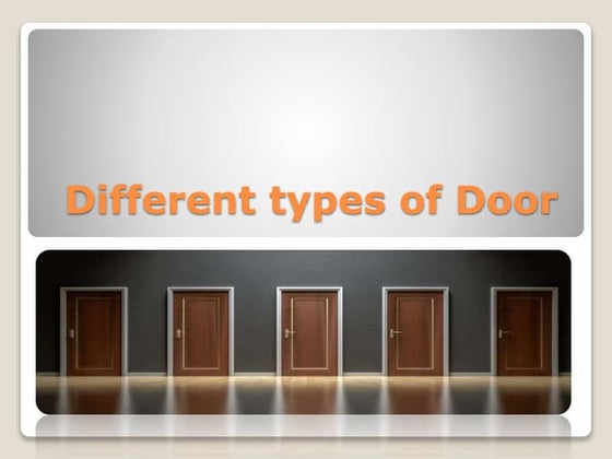 Different types of door | PPT