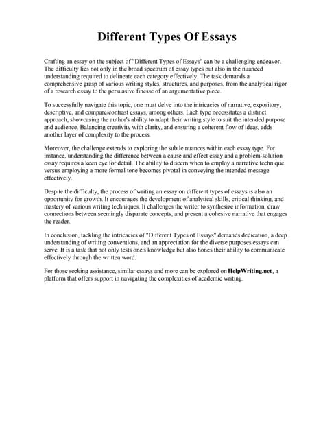 Four Types Of Essays.pdf