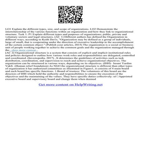 Different Types Of Essay Structures | PDF