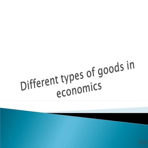 Different types of goods | PPT