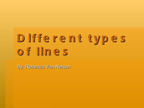 Equations of a Line | PPT