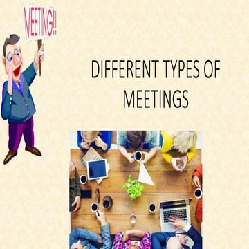 Different types of meeting | PPTX