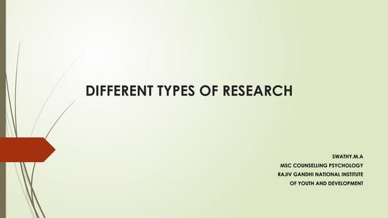 Classification-of-Research notes for revision | PPT