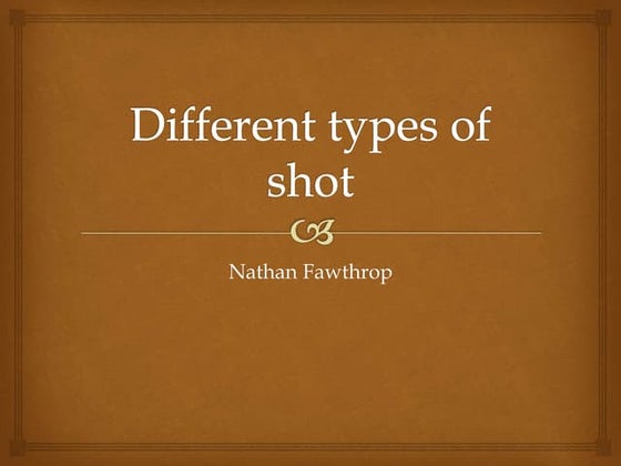 Shot list updated | PDF