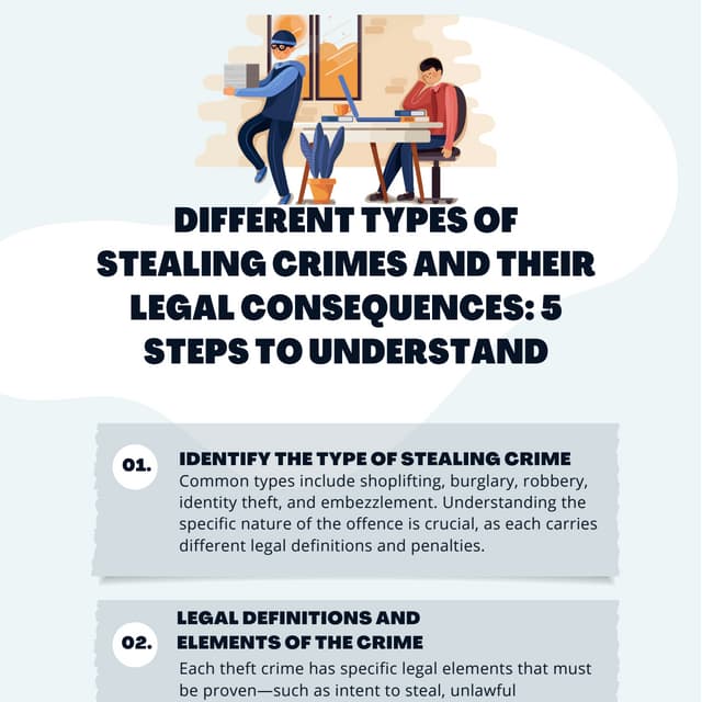 Different Types of Stealing Crimes and Their Legal Consequences 5 Steps ...