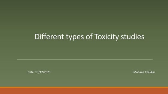 Preclinical studies | PPT