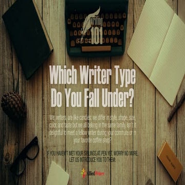 Different Types of Writers: Which One are You? | PDF