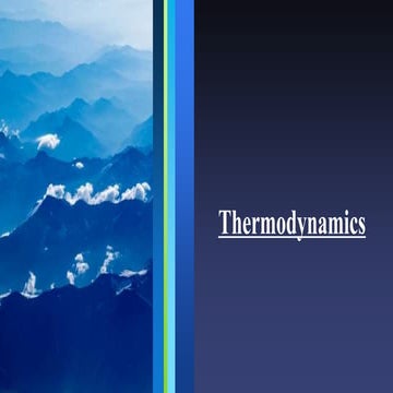 Diff form 1st law of thermodynamics | PPTX