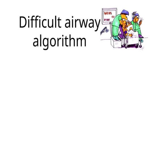 Difficult airway algorithm final-2.pptx,safe airway management | PPT