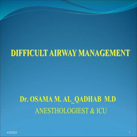 difficult airway managment indication and methed.ppt