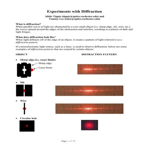 Diffraction | PDF