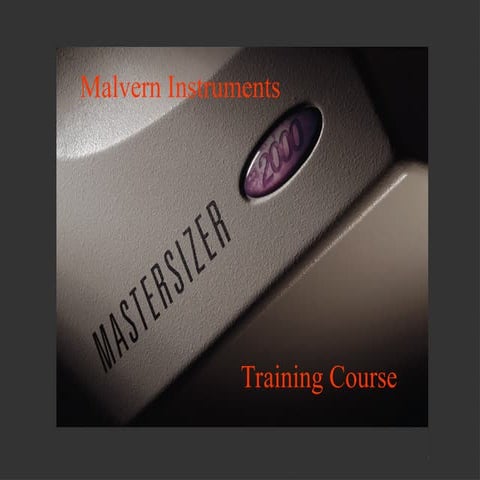 Diffraction of paeticles in Mastersizer.ppt