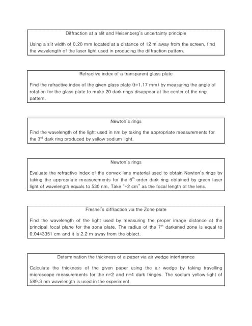 Air wedge interference | DOCX