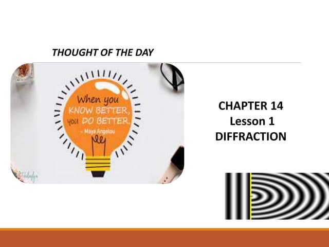 Physics Investigatory project on Diffraction | PDF