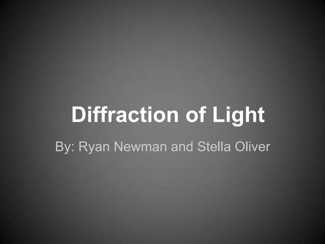 Nature of light | PPTX | Physics | Science