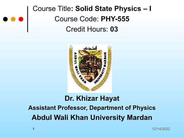 Diffraction Of X Rays Electrons And Neutrons Ppt Chemistry Science