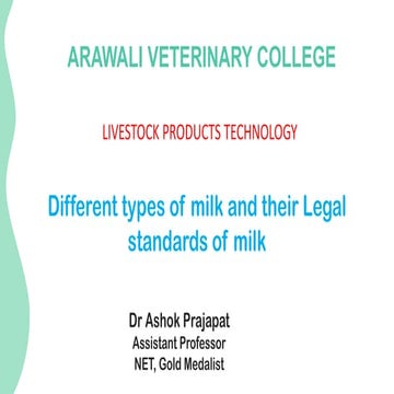 Manufacture of SMP and WMP and their physical properties.pptx