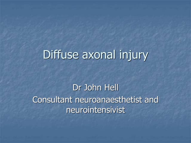 Head injury ppt | PPTX