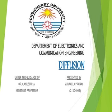 Diffusion ppt | PPTX