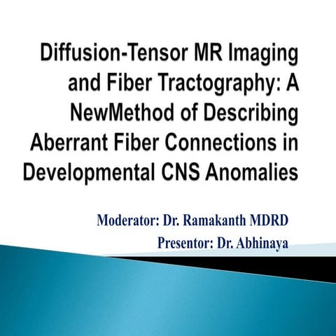Diffusion tensor imaging .pptx