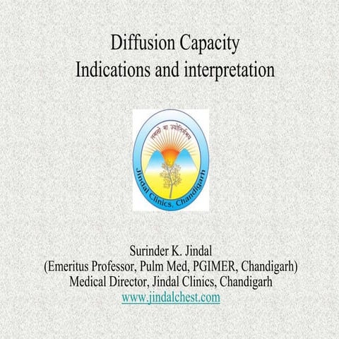 Diffusion Capacity: Indications and Interpretation | Jindal Chest ...
