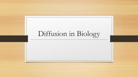 What is diffusion | PPTX