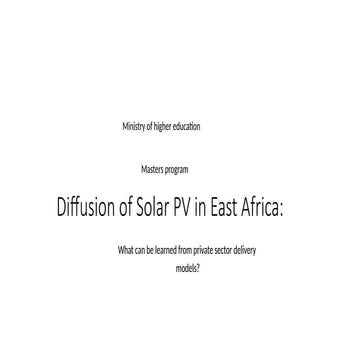 Diffusion of Solar PV in East Africa.pptx